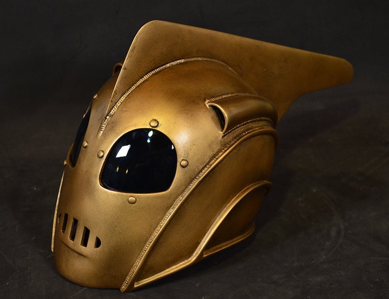 Rocketeer Helmet Prop Replica Fully Wearable Painted Brass - Etsy