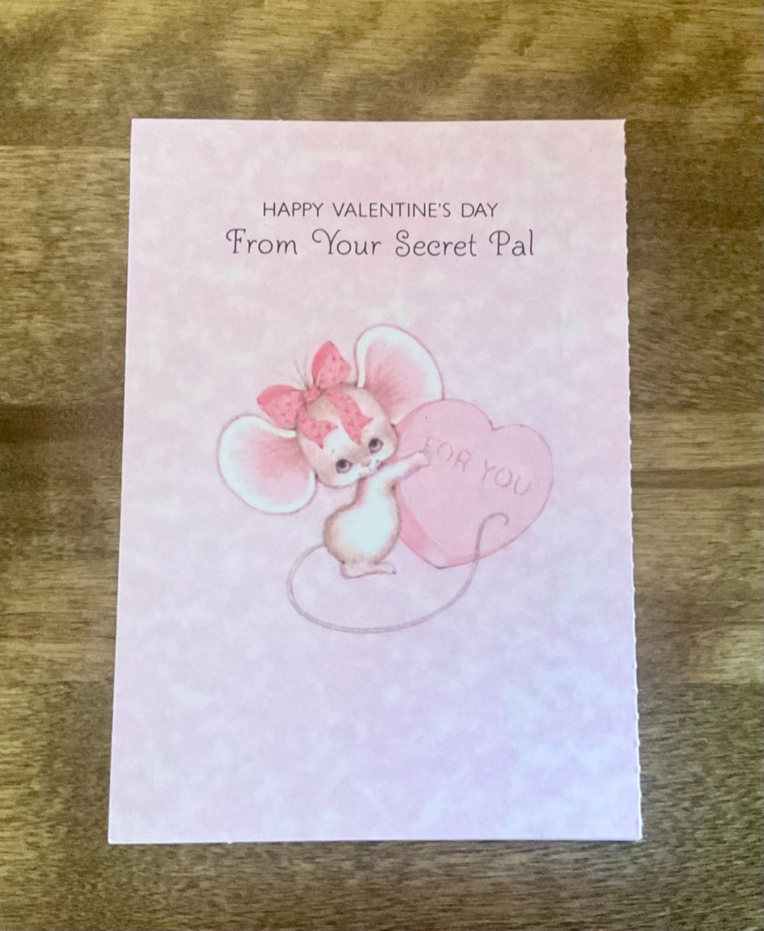 Vintage ( Unused ) Secret Pal Valentine’s Day Greeting Card, Little ...