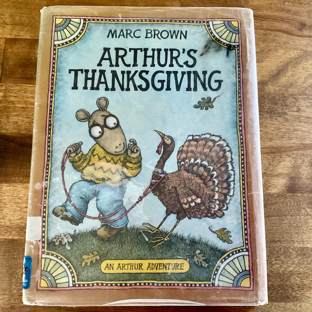 Vintage Childrens Book, Arthurss Thanksgiving, by Marc Brown, Hardcover ...