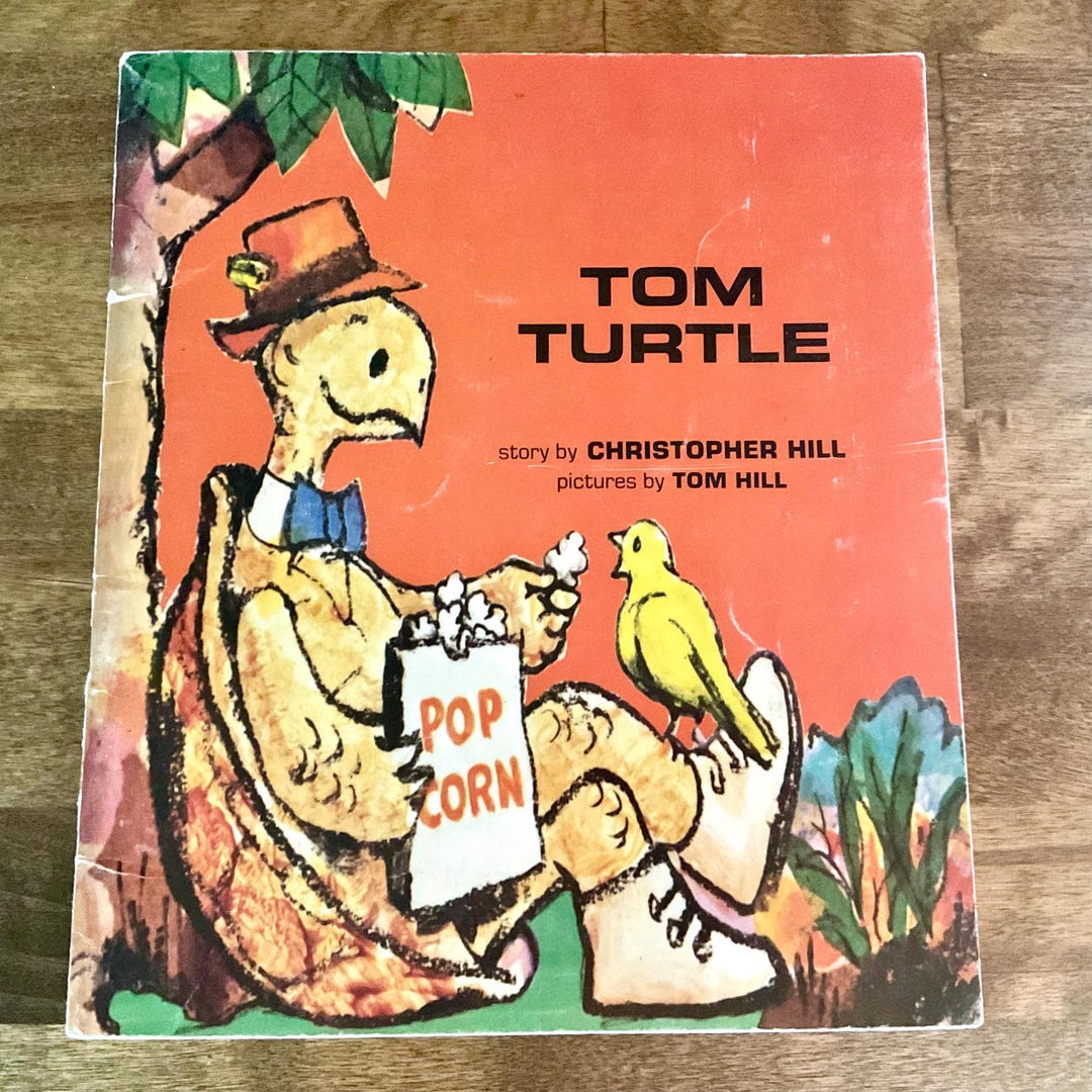 Vintage Childrens Magic Circle Book, Tom Turtle, Softcover, Copyright ...