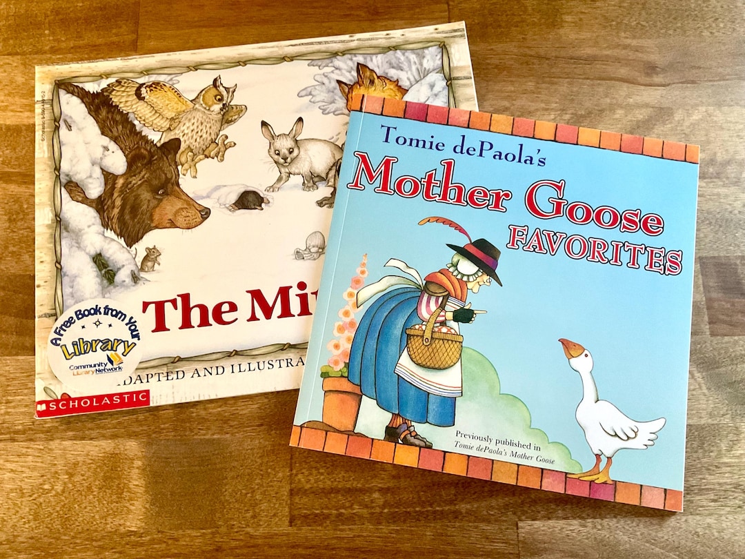 Vintage Children’s Books, the Mitten, Jan Brett & Tomie De Paola’s ...