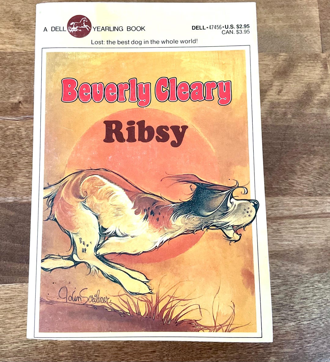 Vintage Young Adult Book, Ribsy, by Beverly Cleary, Softcover ...