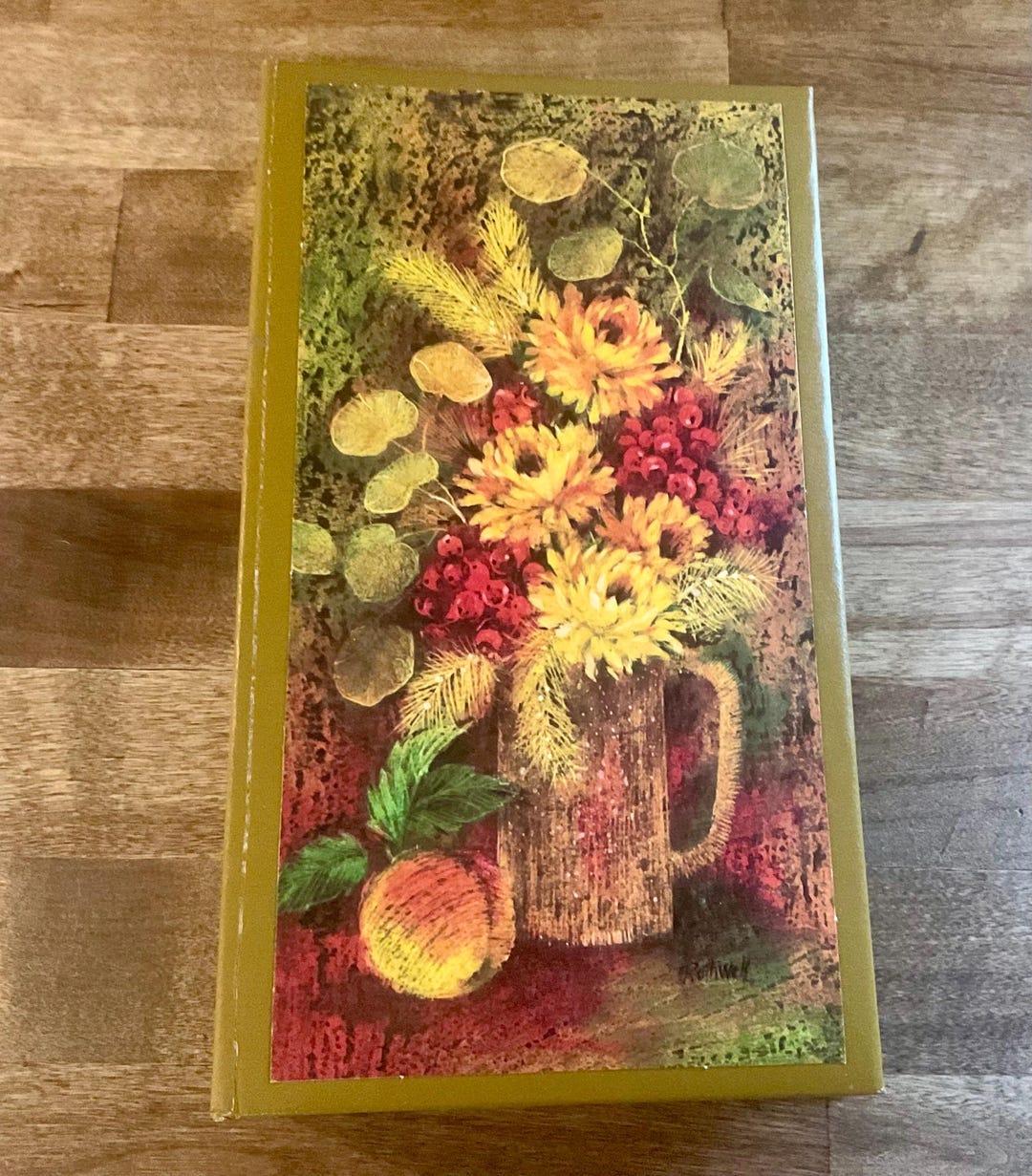 Vintage Hallmark Photo Album, Mod Floral Design, Copyright 1972 ...