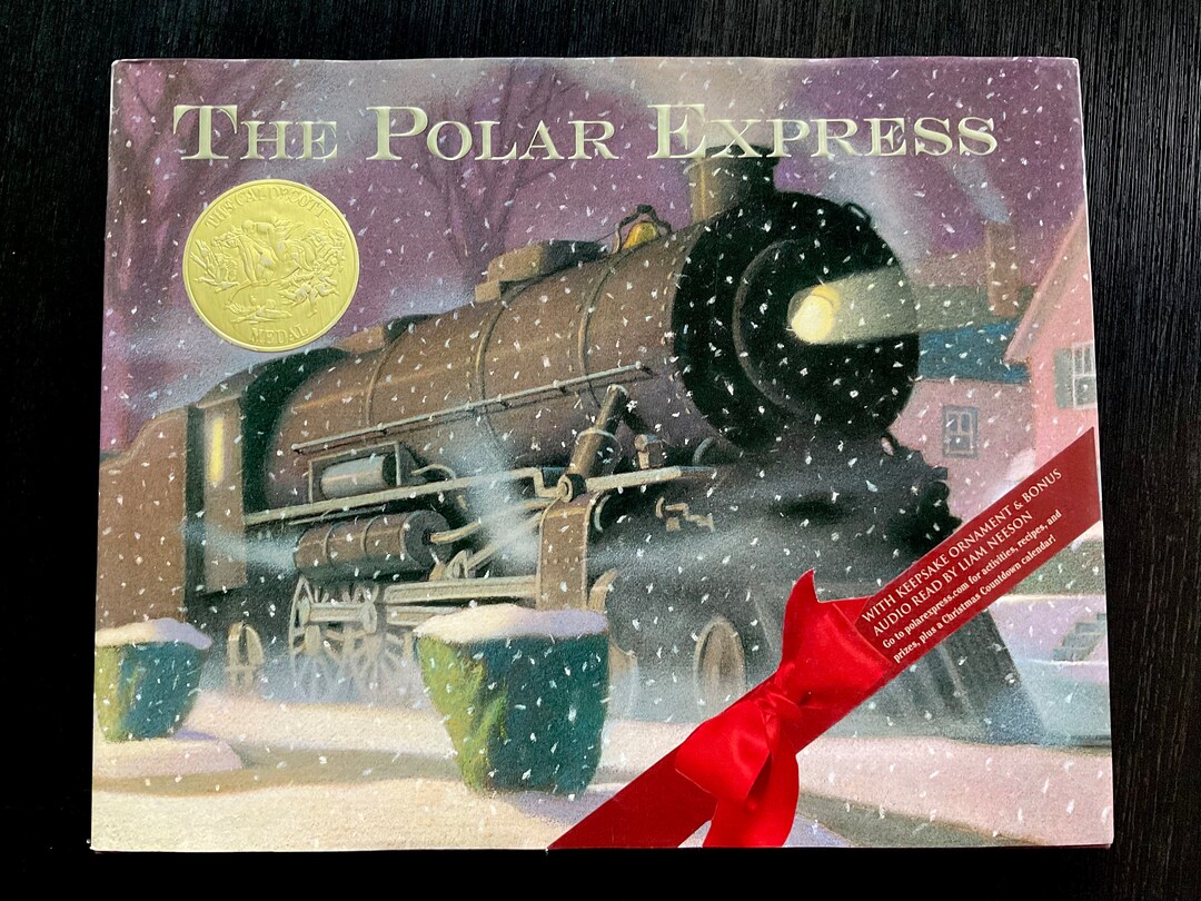 Vintage Christmas Book the Polar Express With Bonus Ornament - Etsy