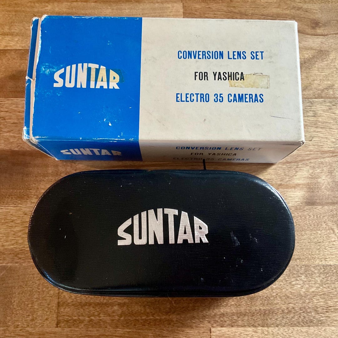 Vintage Suntar Conversion Lens Set for Yashica Electro 35 Cameras ...