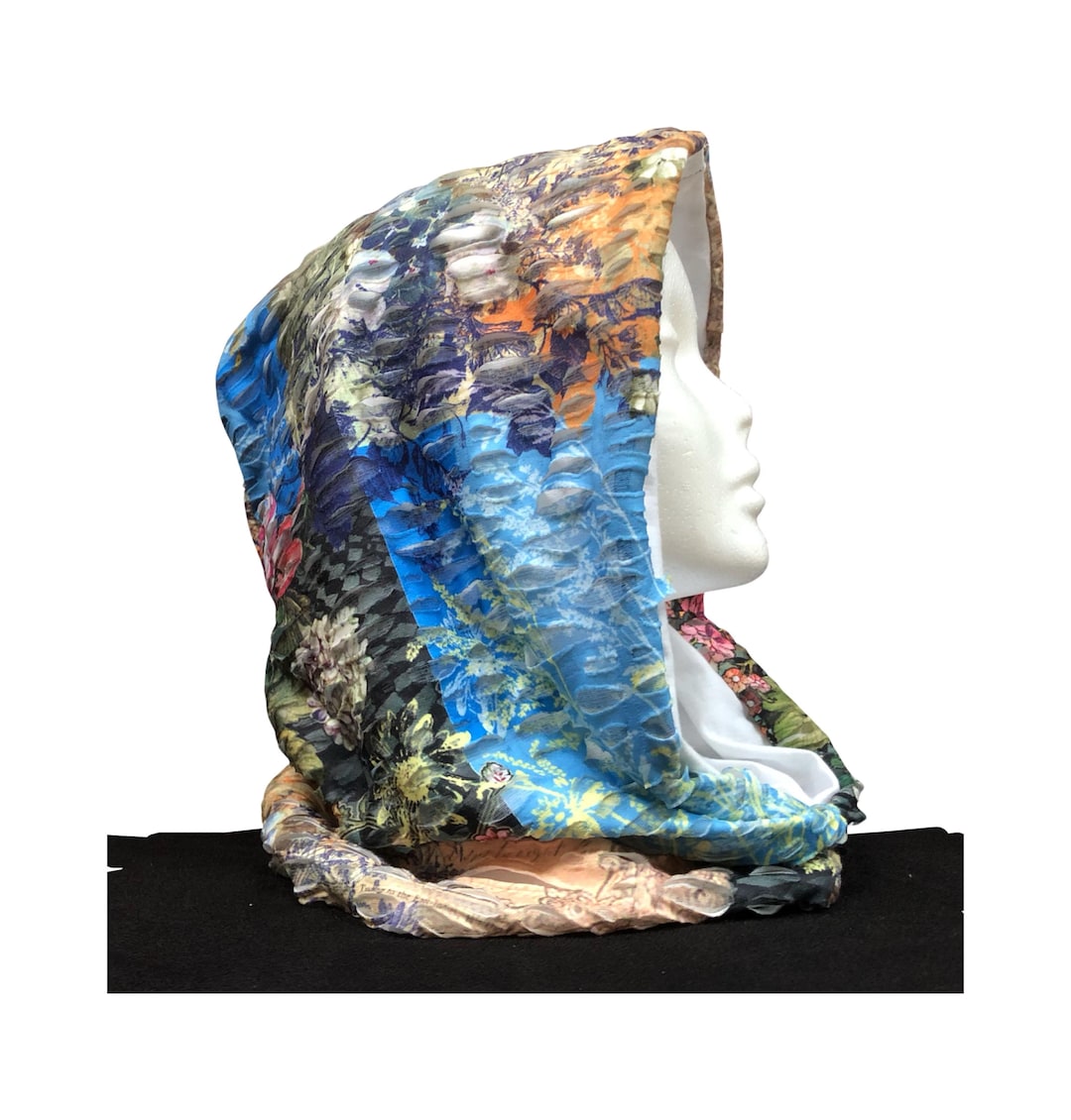Only 1 Made Flower Psychedelic Hood Festival Hood Fractal Hood Colorful ...