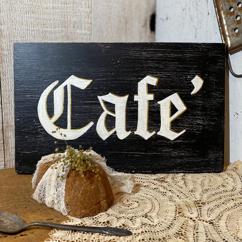 Cafe Sign - Etsy