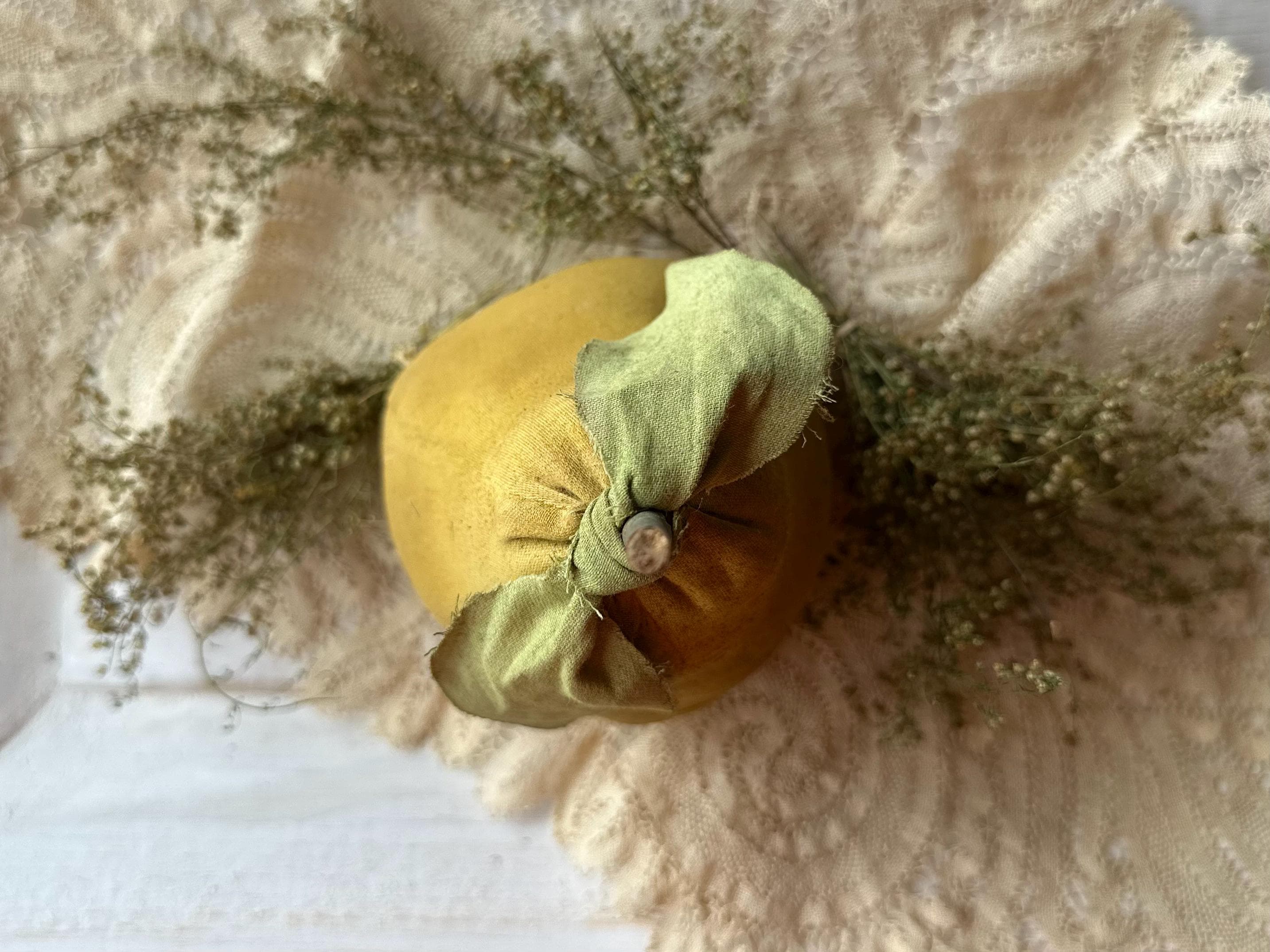 Primitive Harvest Fabric Pear, Handmade Autumn Farmhouse Decor, Dark ...