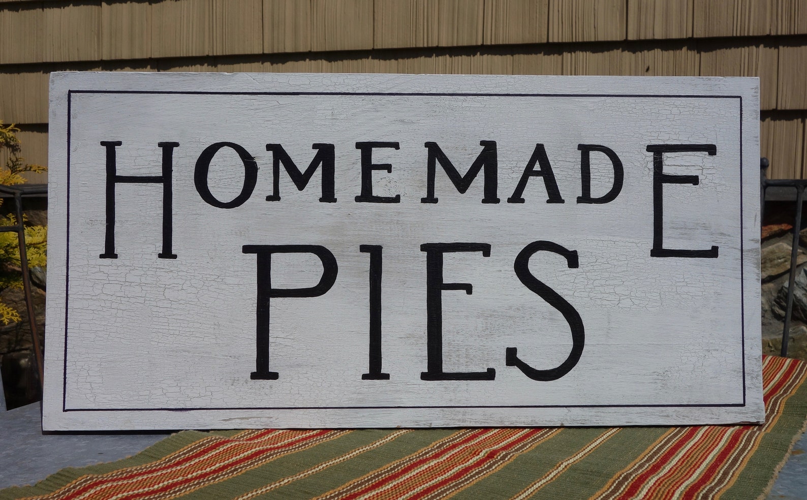 Homemade Pies Country Kitchen Barn Wood Sign, Hand-painted Distressed ...