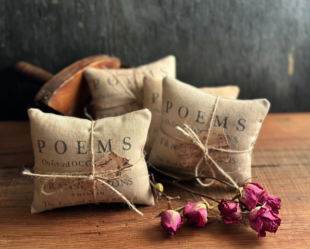 Rustic Farmhouse Pillow Tuck for Cozy Home Decor, Vintage Grain Sack ...