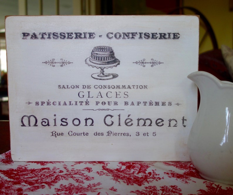 French Patisserie – Confiserie, French Pastry – Confectionery Shop Sign ...