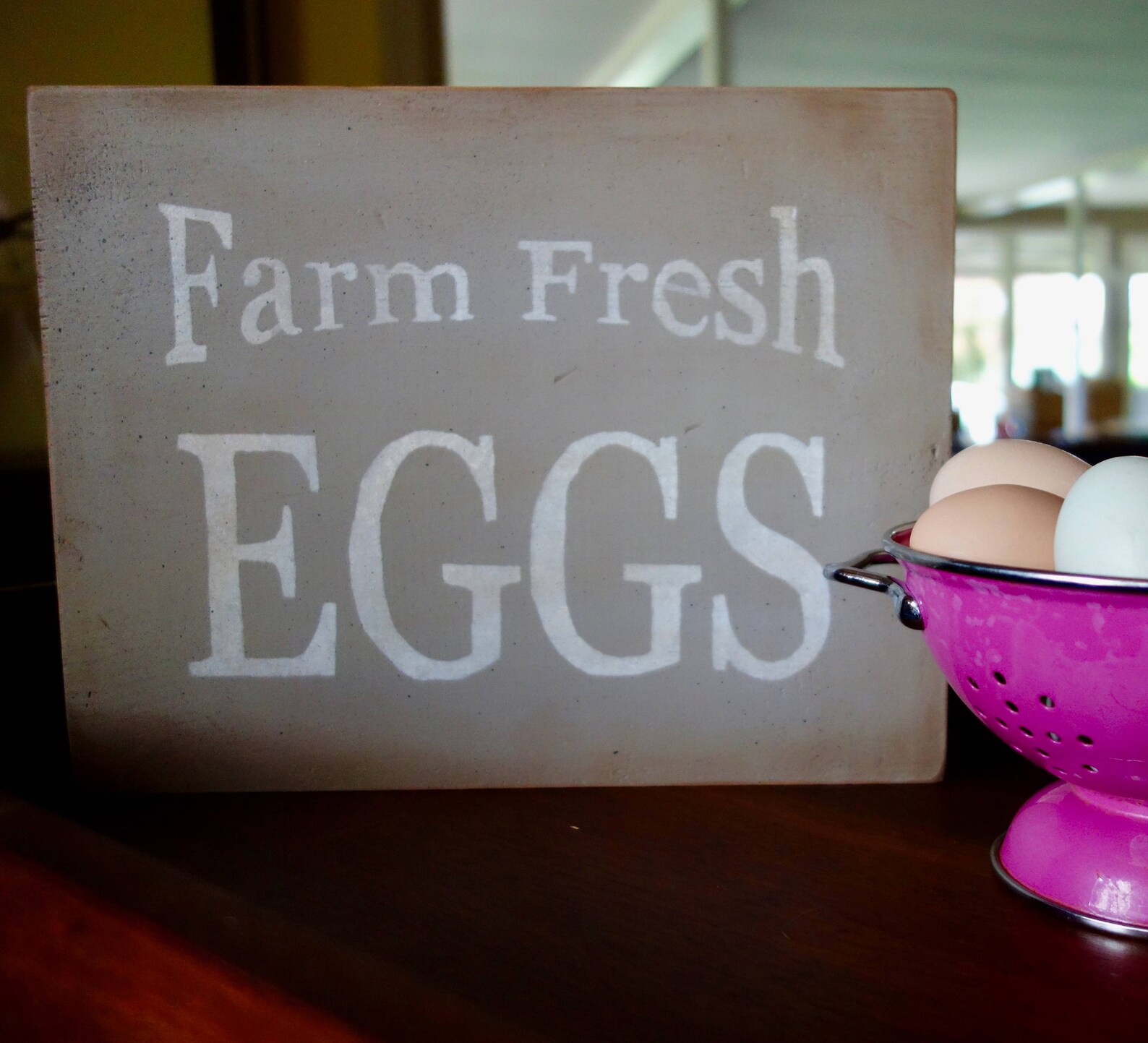 Farm Fresh Eggs Sign Hand Painted Country Kitchen Sign | Etsy