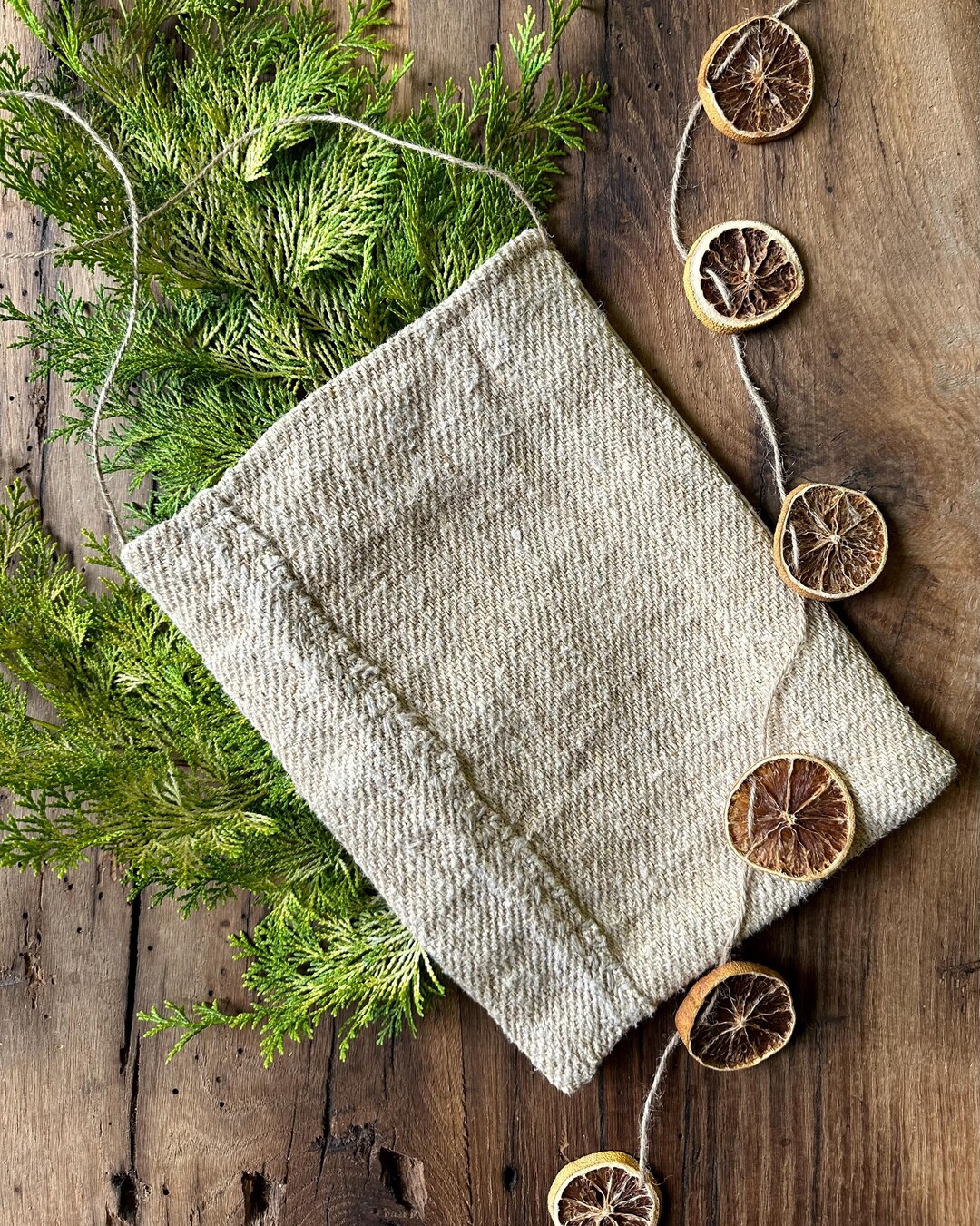 Primitive Grainsack Wall Pocket, Antique Grain Sack Peg Rail Hanger Bag ...