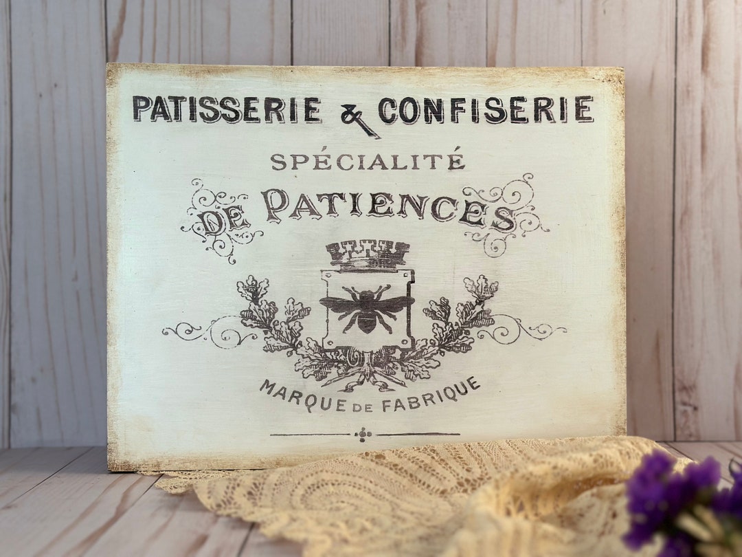 French Patisserie – Confiserie, French Pastry – Confectionery Shop Sign ...
