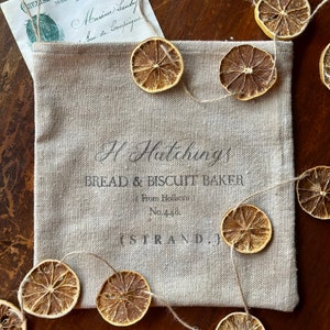 Primitive Grain Sack Bread & Biscuit Baker Wall Pocket, Peg Rail Hanger ...