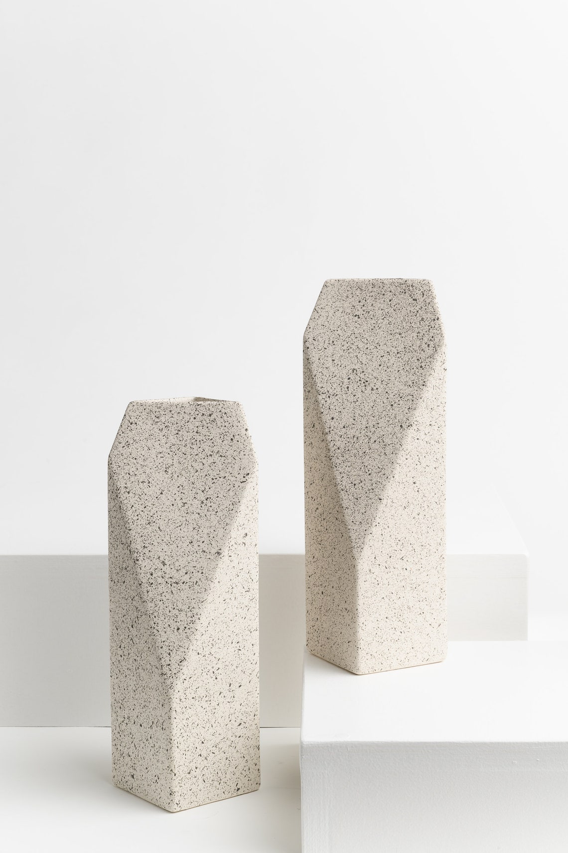 Geometric Vase Contemporary Vase Ceramic Vase Vases for - Etsy