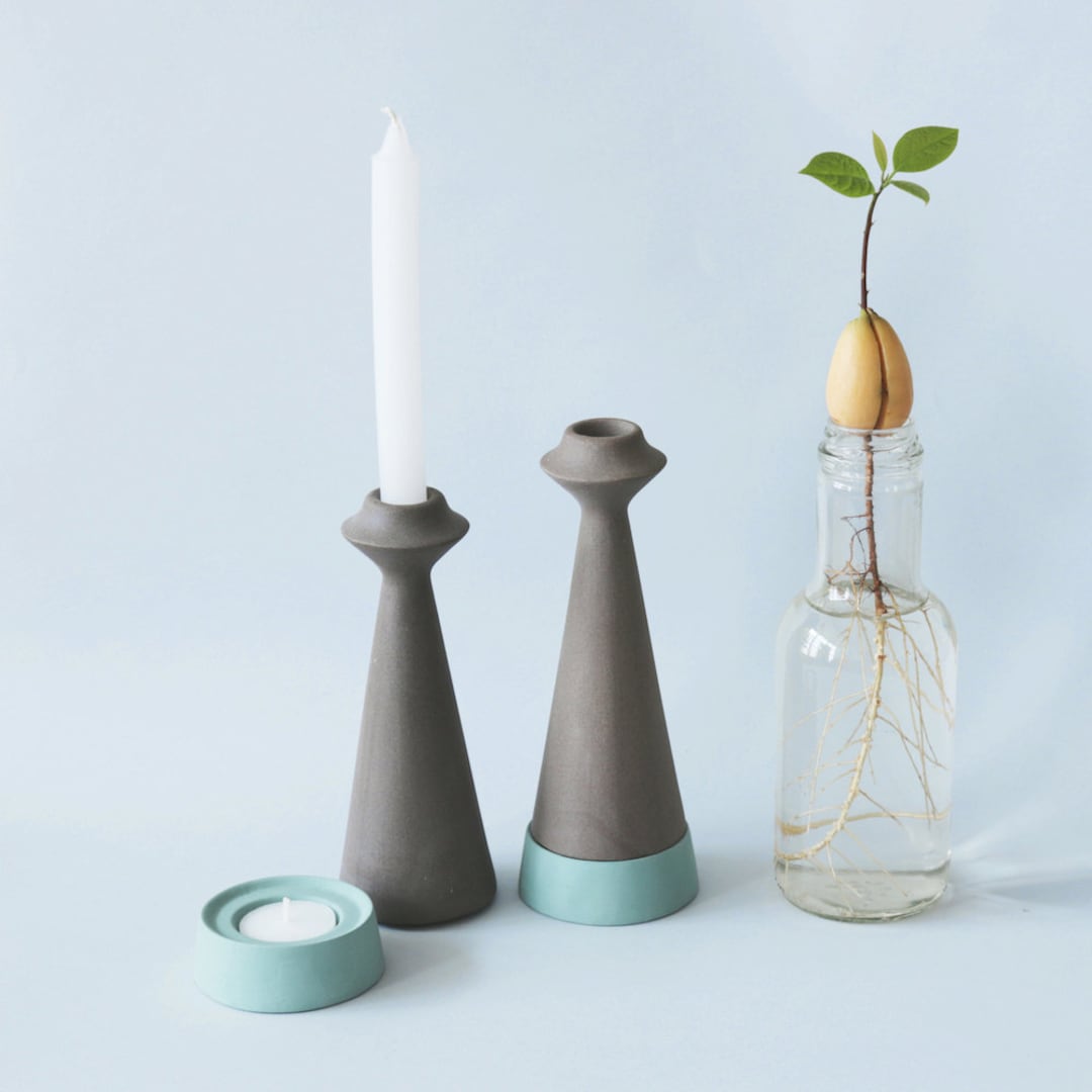 Candle Holder, Shabbat Candlestick, Ceramic Candle Stick, Tea Light ...