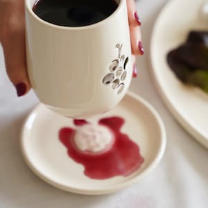 Kiddush Cup Set, Modern Ceramic Kiddush Cup, Wine Goblet Silver, Jewish ...