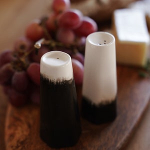 Salt and Pepper Shakers, Ceramic Salt and Pepper Set, Modern and ...