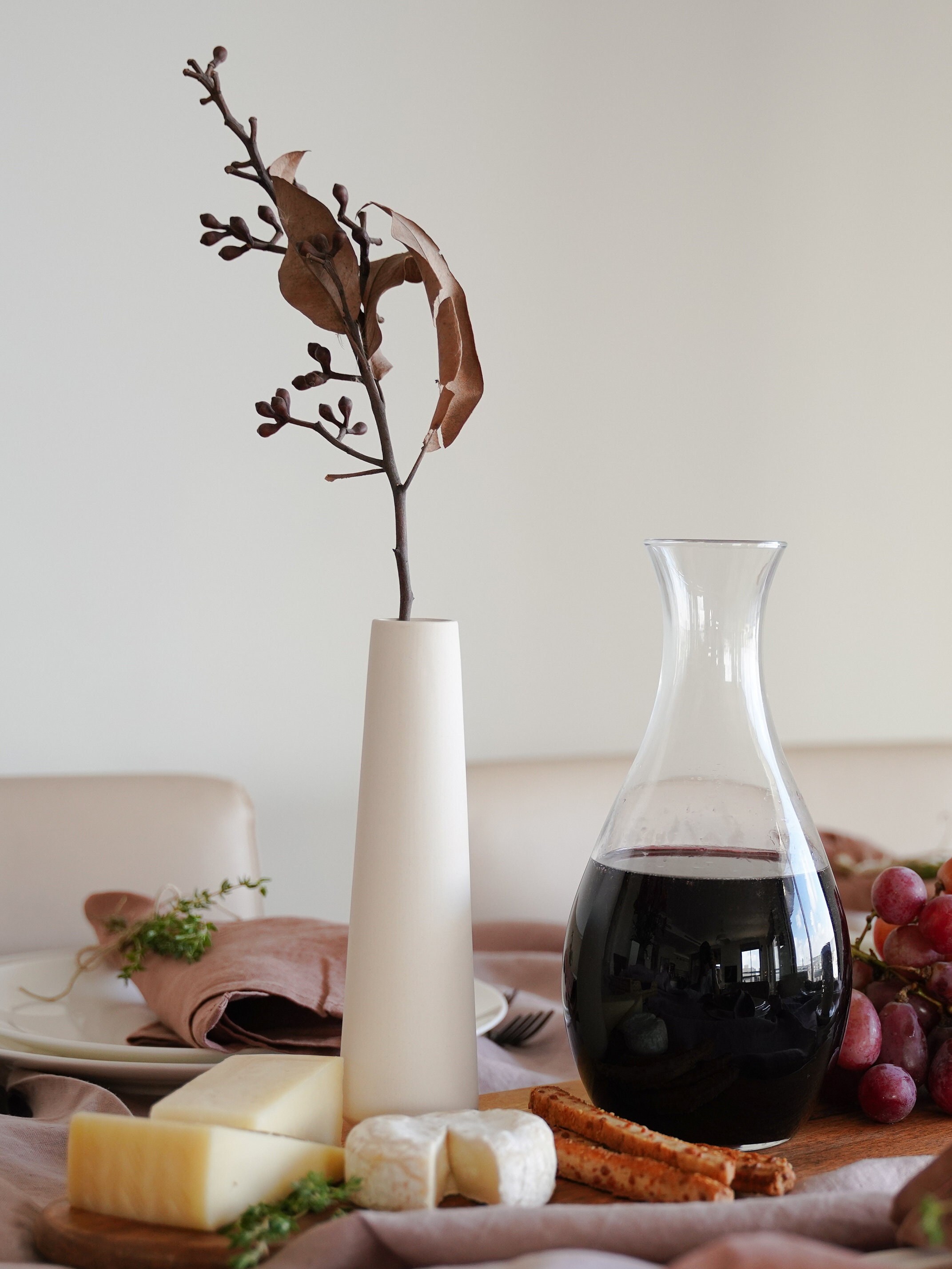 Ceramic Flower Vases Bud Vase Minimalist Vase Single Flower - Etsy