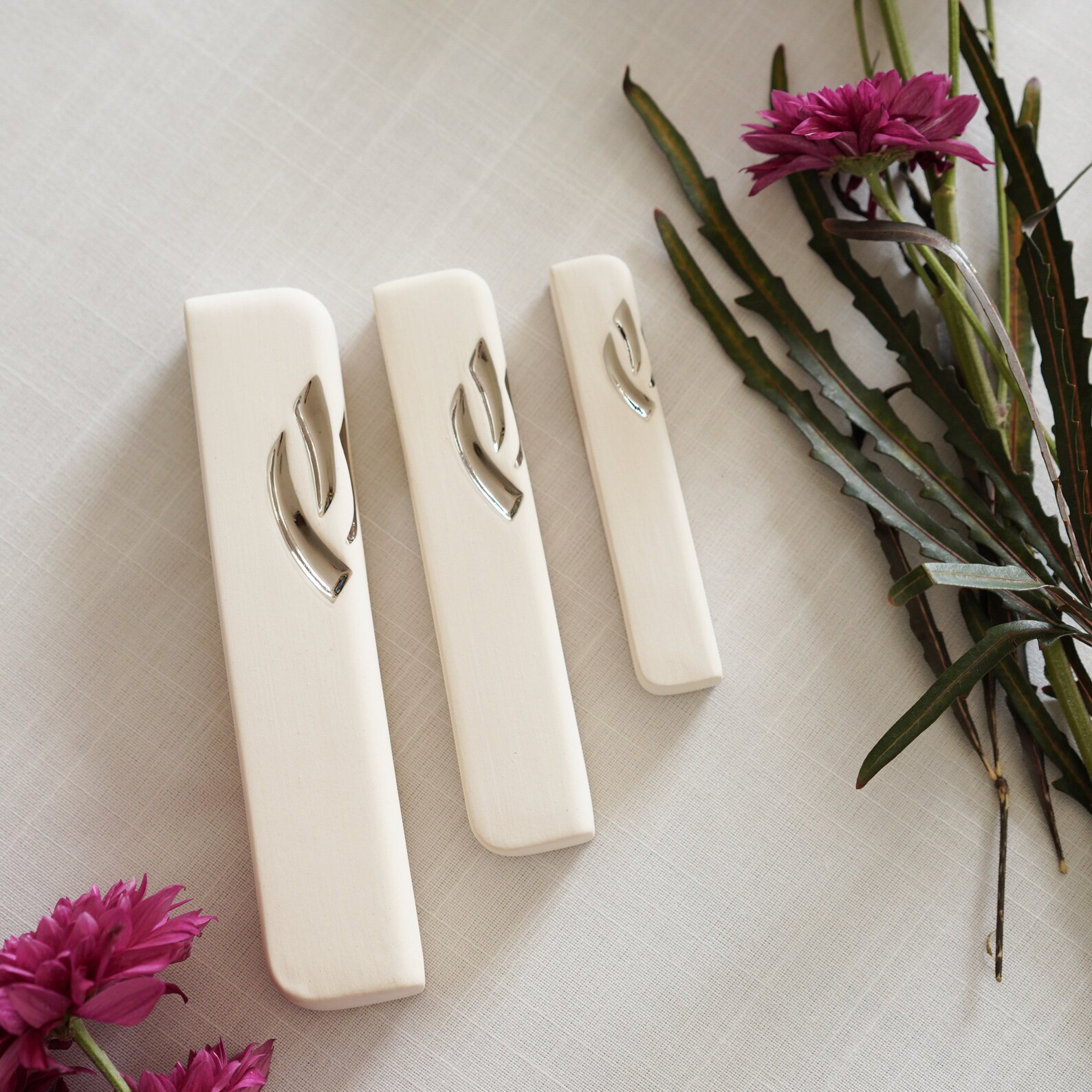 Ceramic Mezuzah Case Kosher Mezuzah With Scroll Modern - Etsy