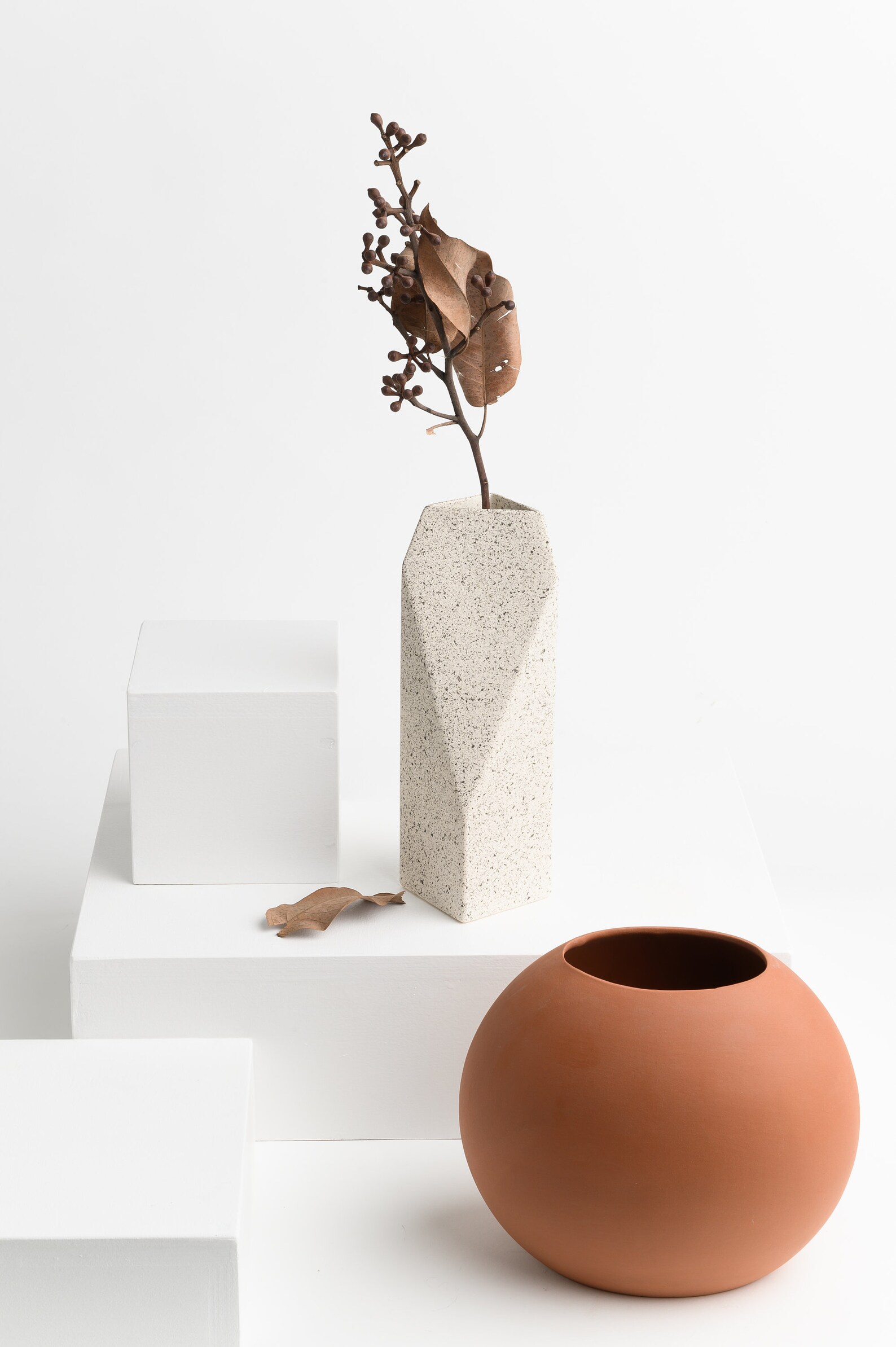 Geometric Vase Contemporary Vase Ceramic Vase Vases for - Etsy