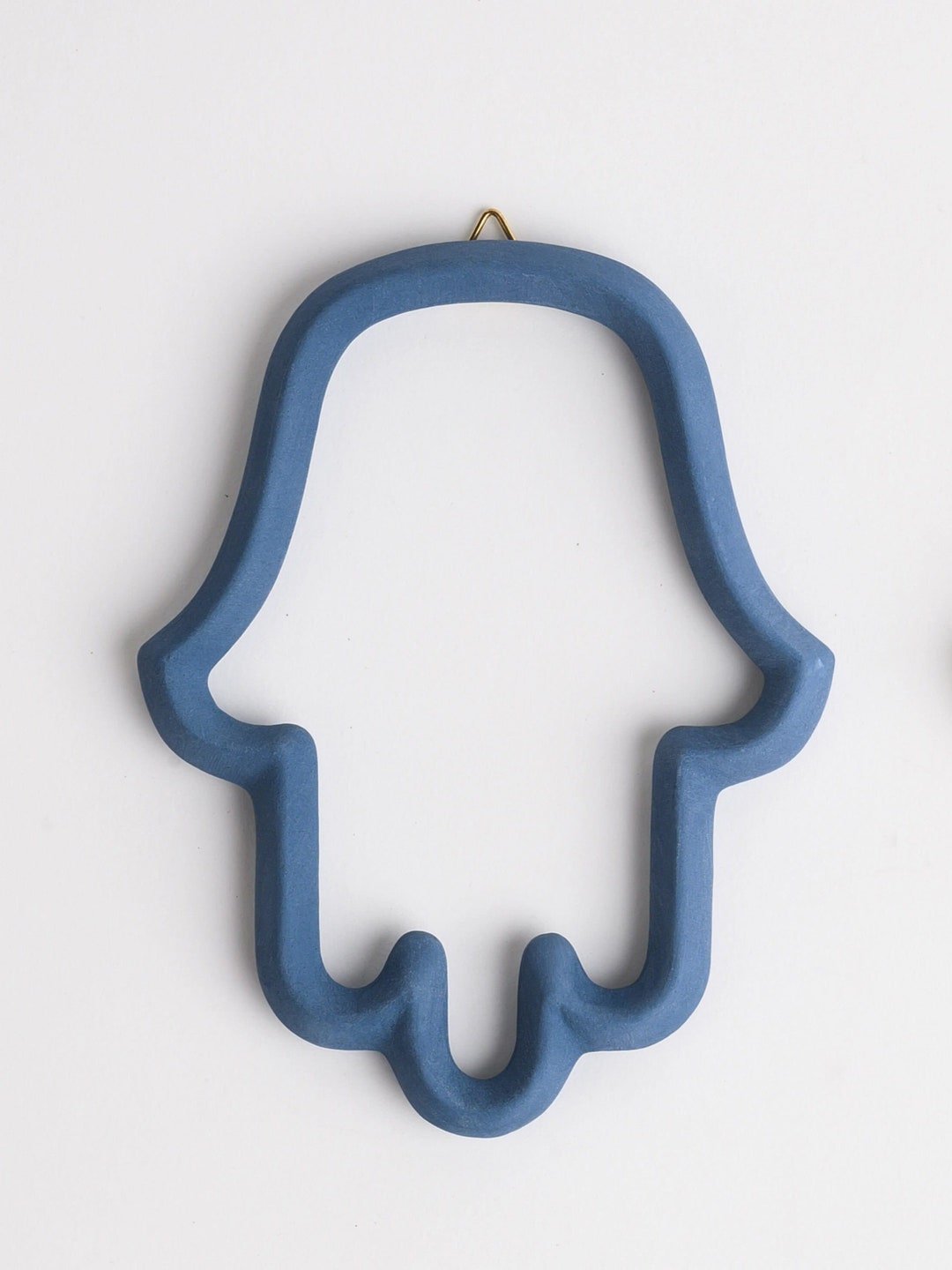 Hamsa, Ceramic Wall Hanging, Ceramic Hamsa Hand Wall Art, Handmade in ...