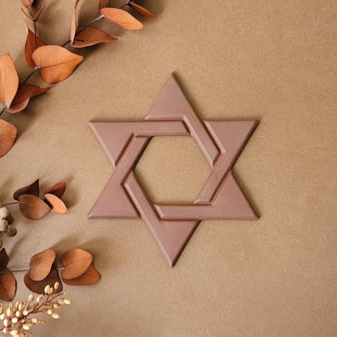 Star of David, Wall Art Decor, Ceramic Magen David, Handmade in Israel ...