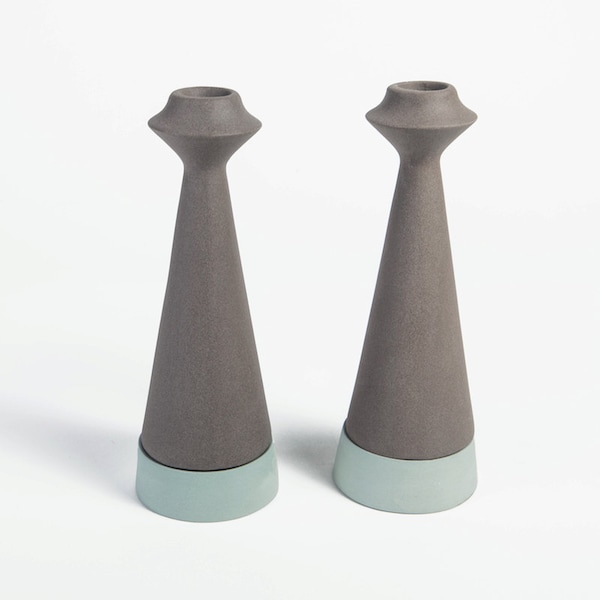 Ceramic Candlesticks - Etsy