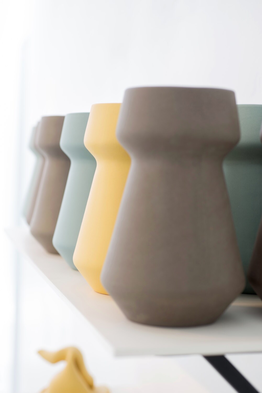 Modern Vase Yellow Ceramic Vase Wedding Centrepiece Ceramic | Etsy