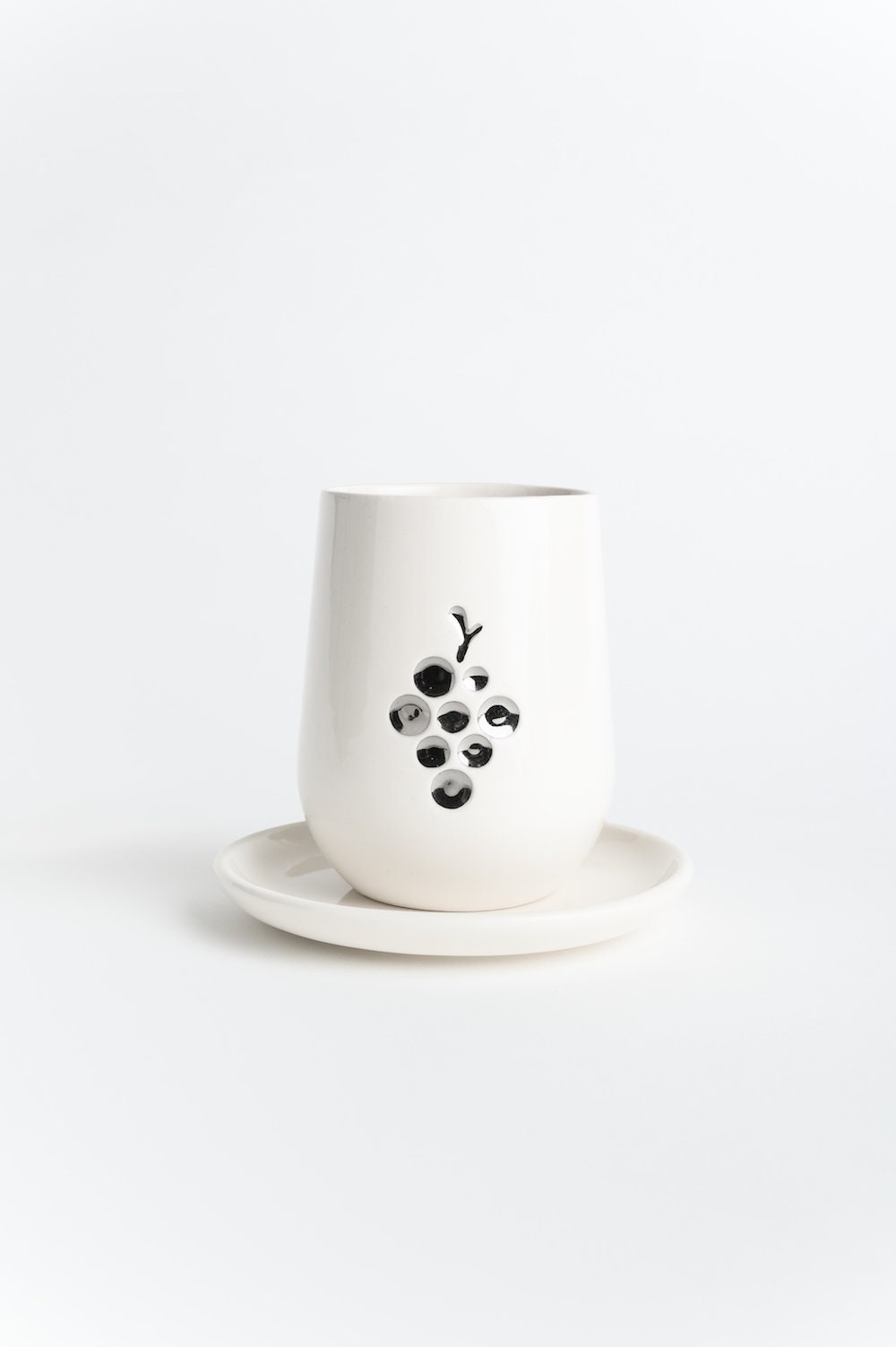 Ceramic Kiddush Cup, Modern Kiddush Cup Set, Wine Goblet, Jewish ...