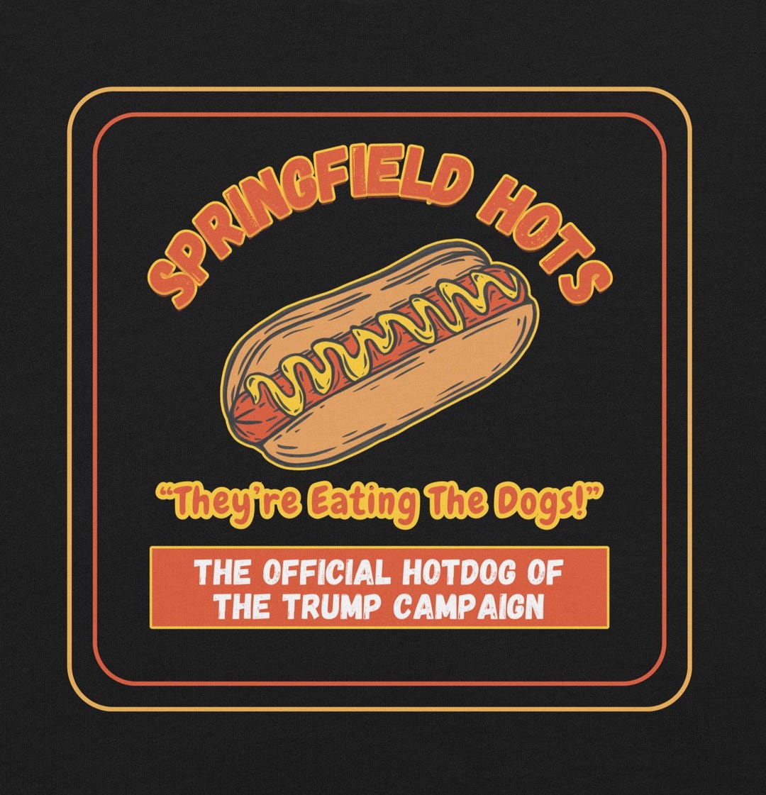 They're Eating the Dogs T-shirt for Springfield Hots the Official ...