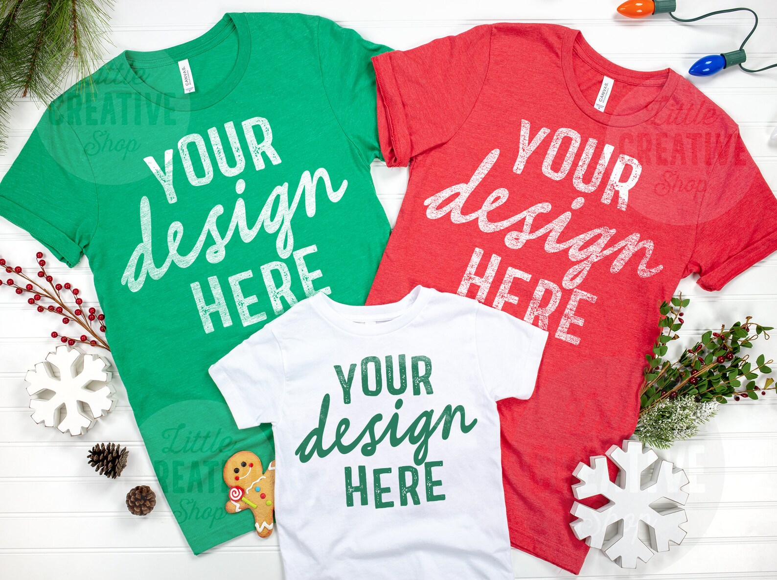 MOCKUP Bella Canvas 3001 Heather Kelly Green Heather Red - Etsy