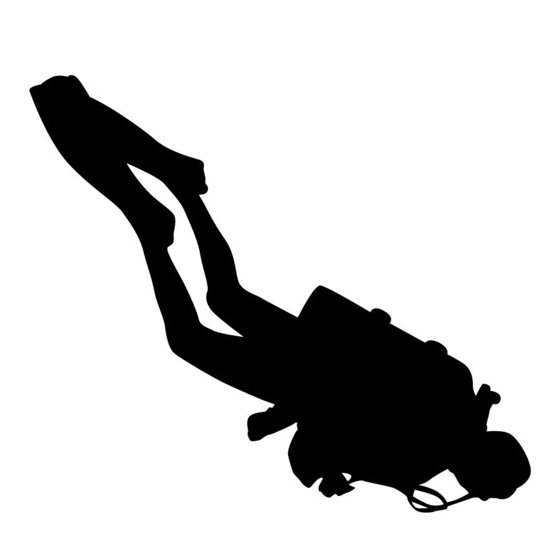 Scuba Diver Decal Sticker Vinyl Wall Item 0269 | Etsy