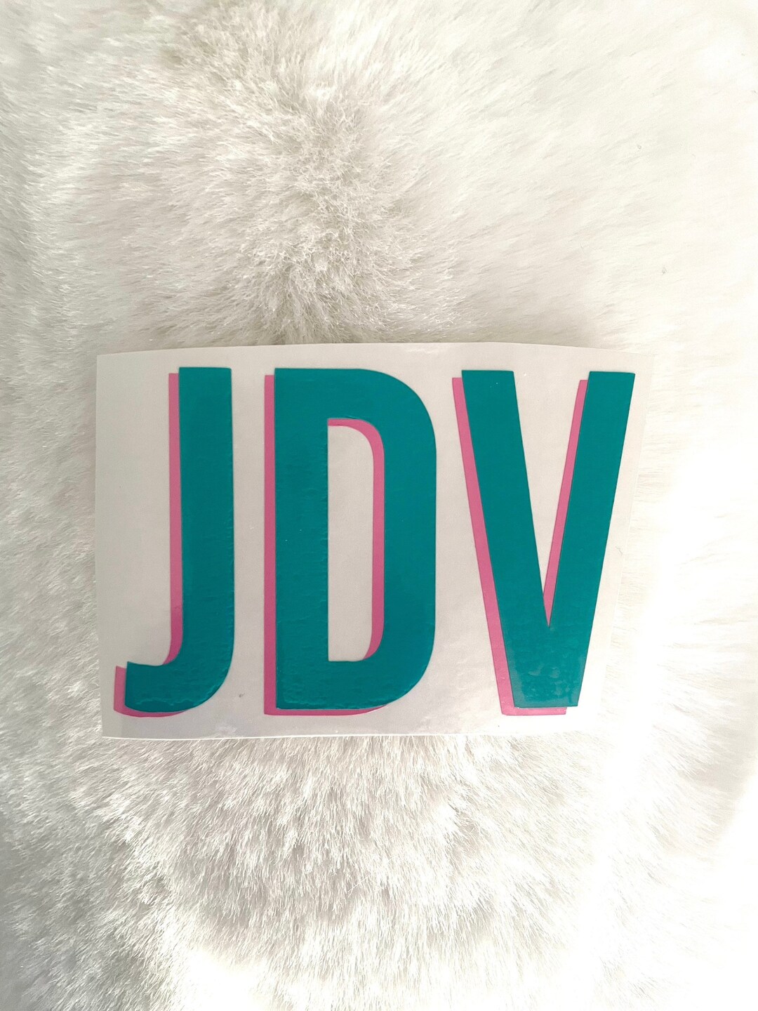 Double Layer Monogram Decal-3 Letters | Monogram Sticker for Stanley ...