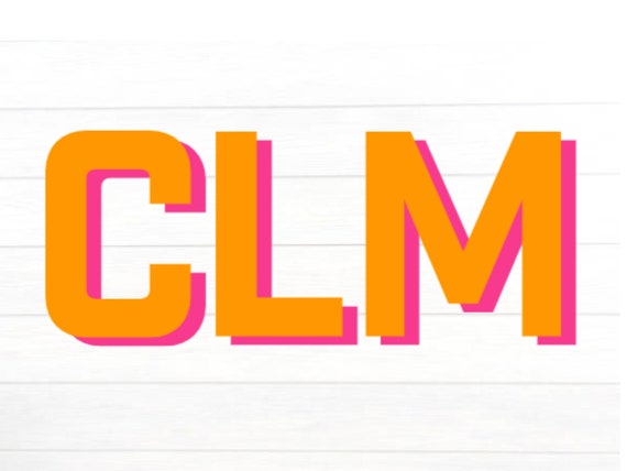 Double Layer Monogram Decal Two Color Monogram Decal Decal - Etsy