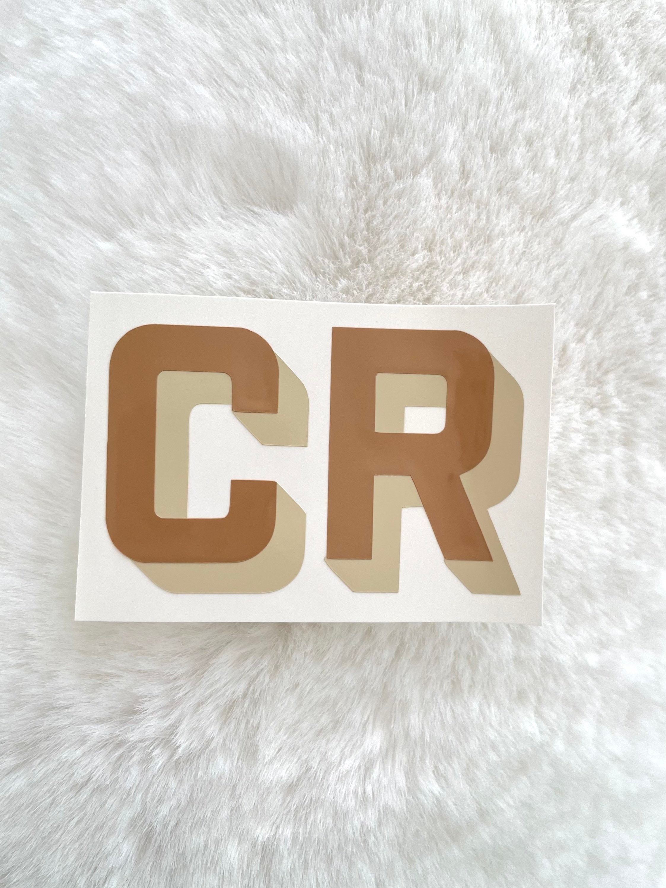 Double Layer Monogram Decal Two Color Monogram Decal Decal - Etsy