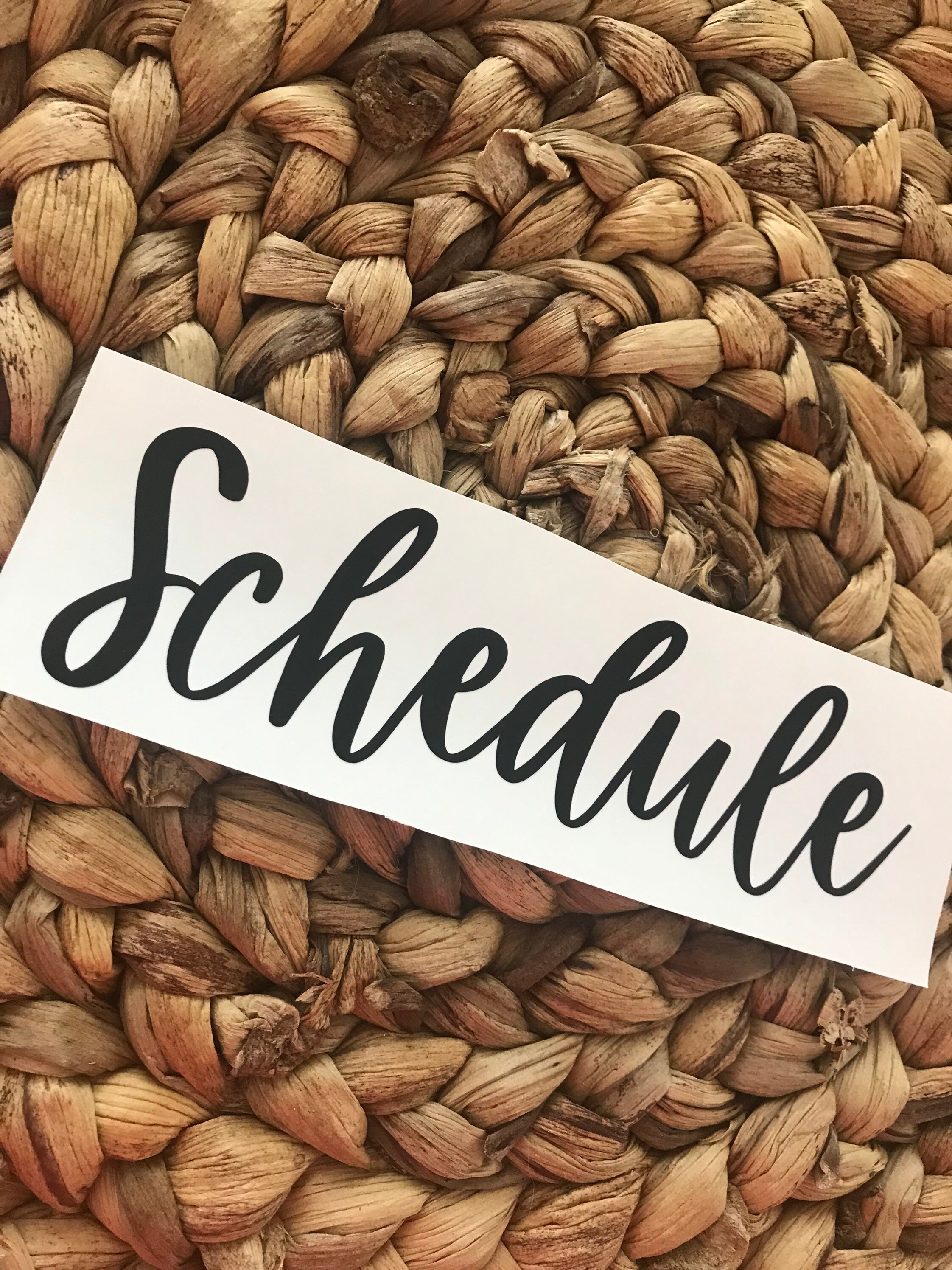 Schedule Decal Classroom Schedule Decal School Decal | Etsy