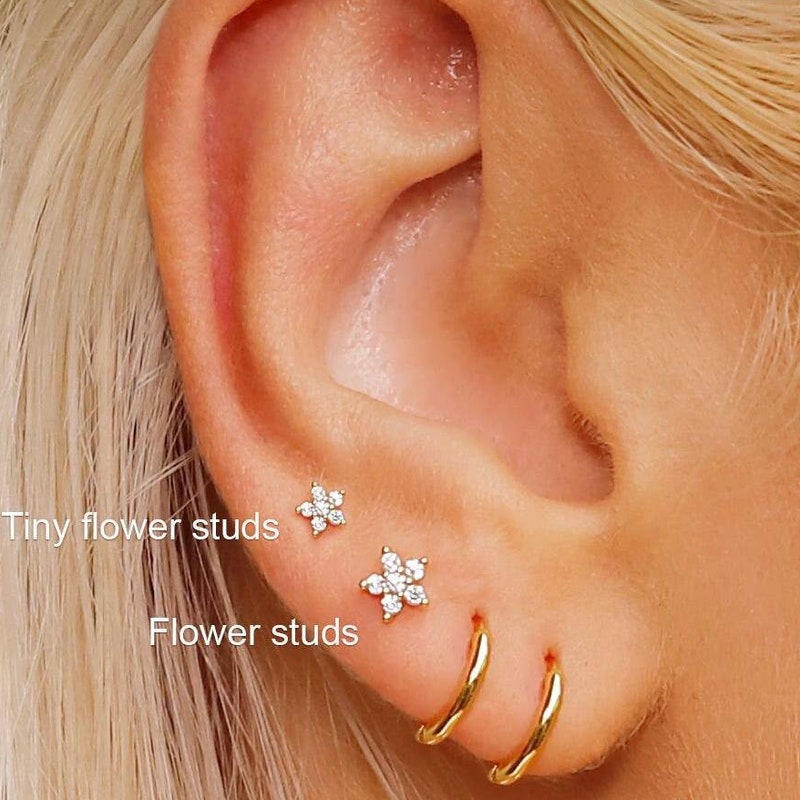Tiny Studs - Etsy