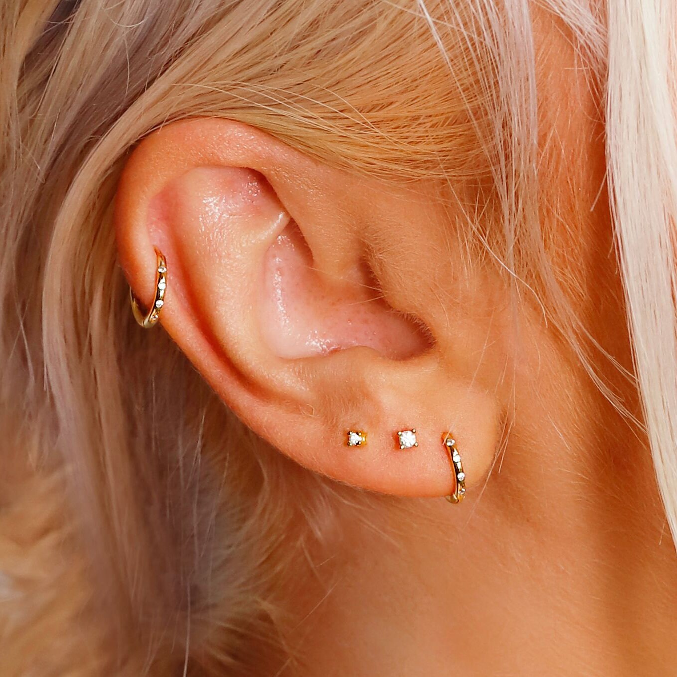 Minimalist Huggie Hoops Small Hoop Earrings Tiny Hoop - Etsy UK