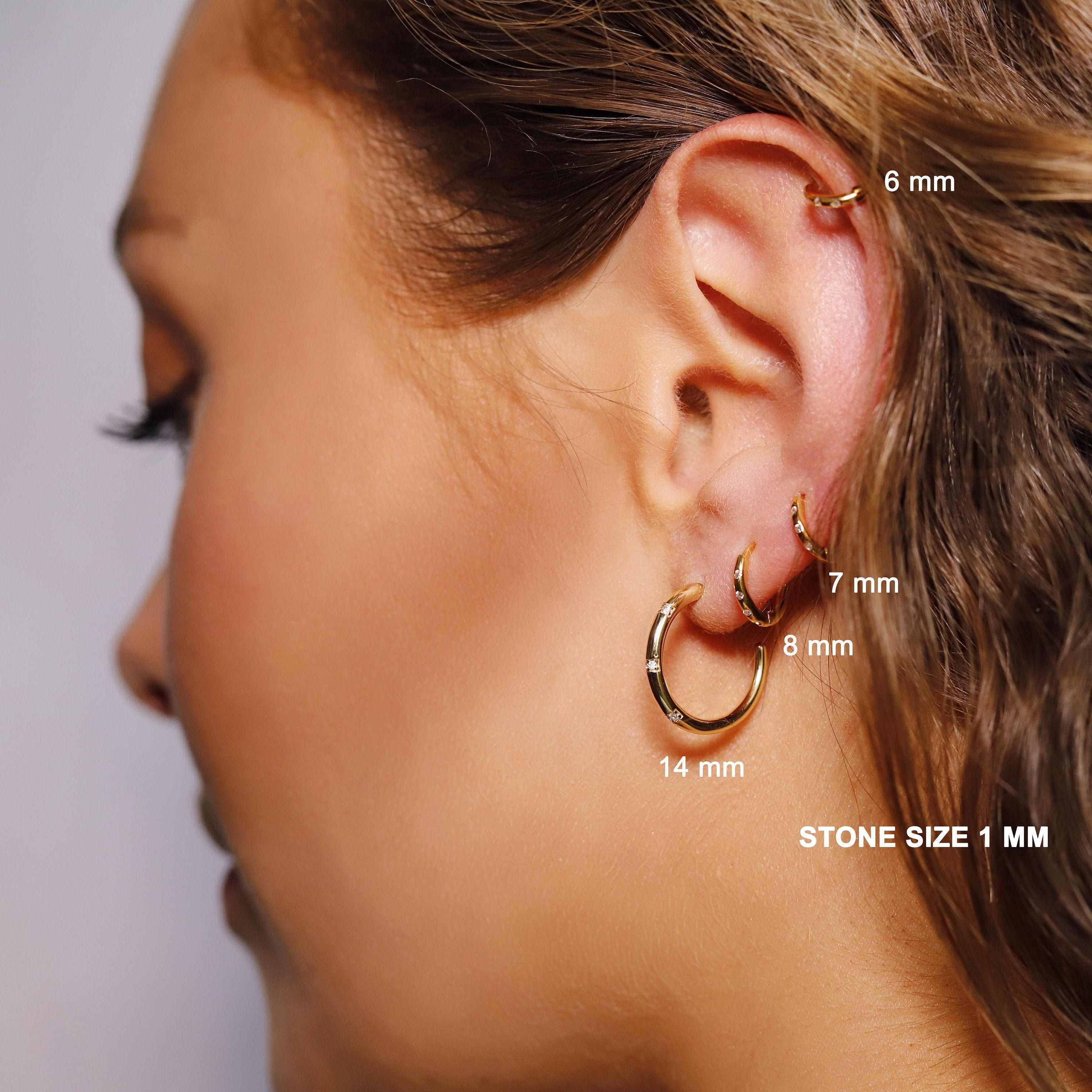 Minimalist Huggie Hoops small hoop earrings tiny hoop | Etsy