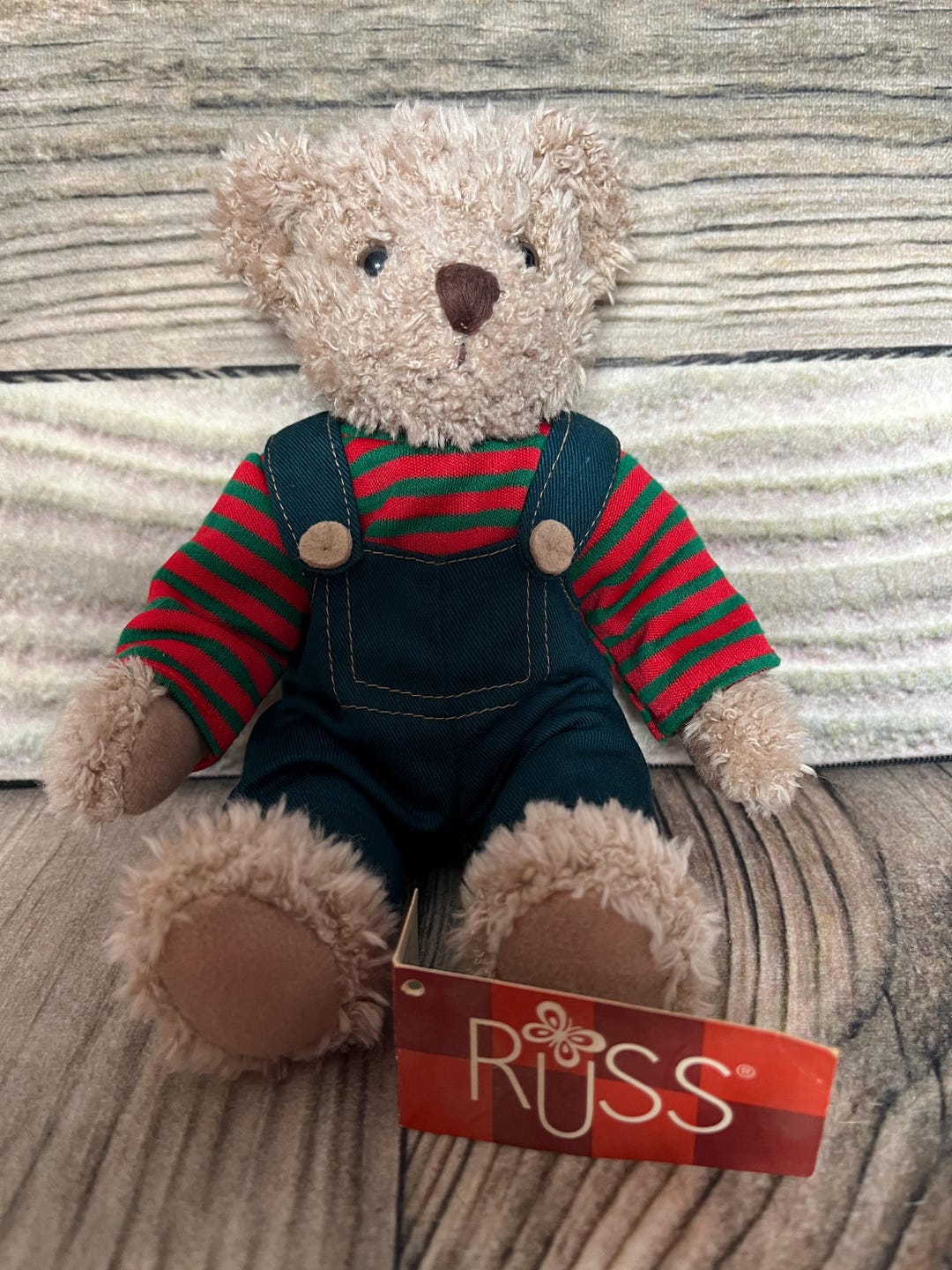 Russ Plush Teddy Bear by Russ Berrie and Company - Etsy