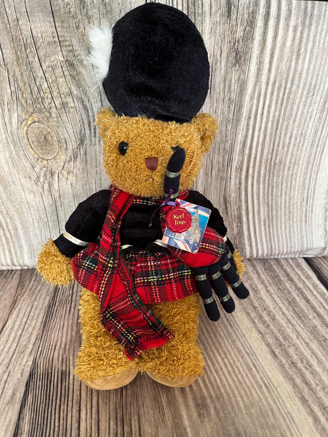 Keel Toys Scottish Piper Plush Bear 30cm With Tag - Etsy