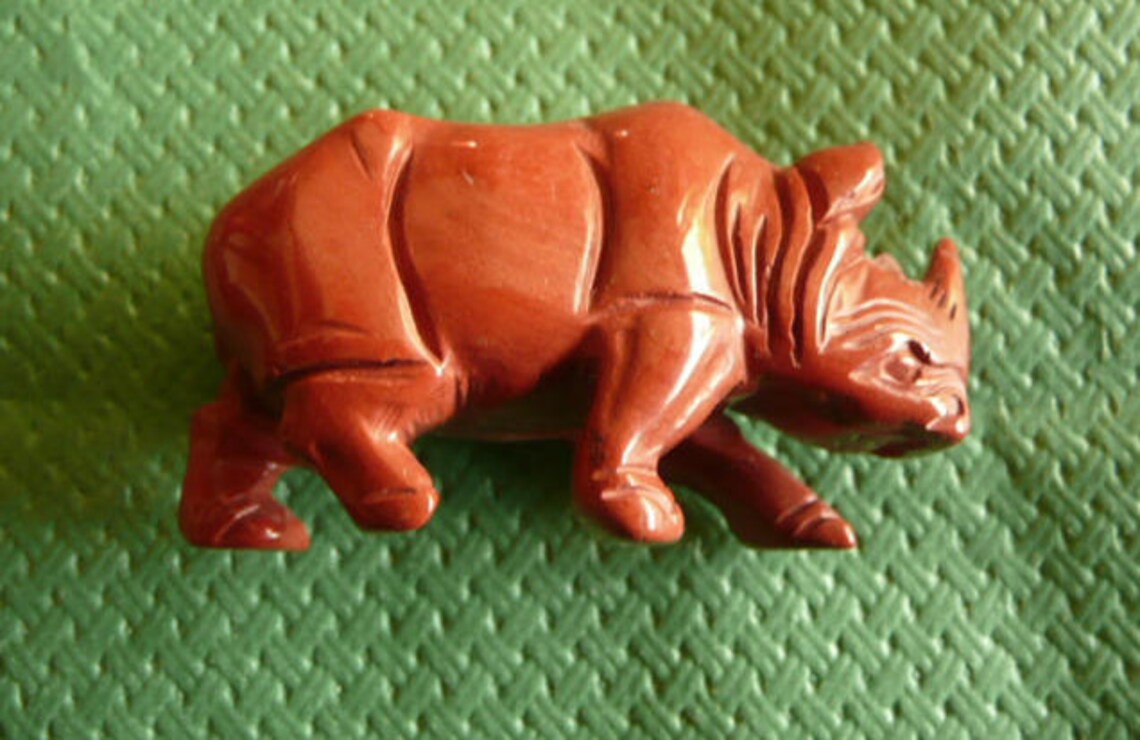 Rhinoceros From Natural Stones Agate and Onyx,gift for Him - Etsy