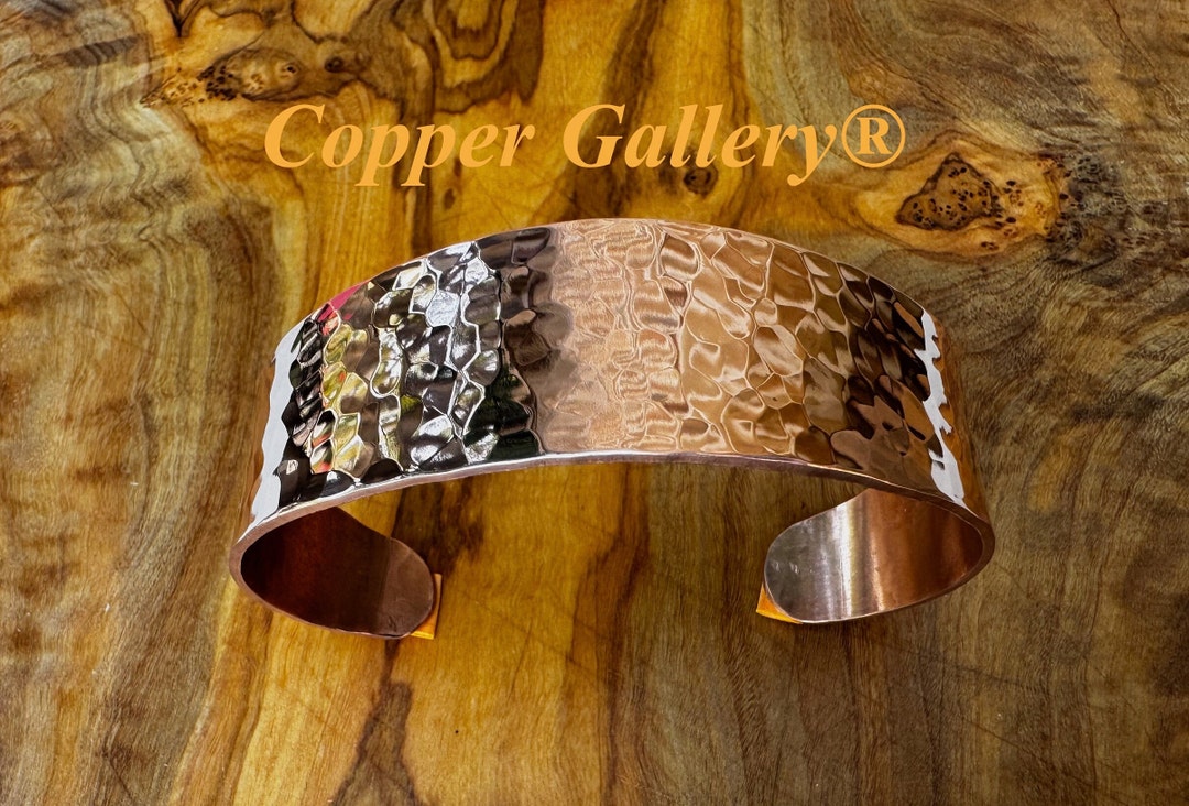 Hammered Copper Cuff Bracelet - Etsy