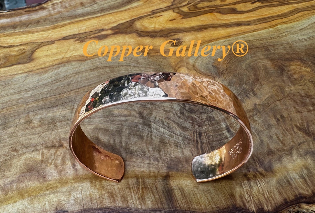 Hammered Copper Bracelet - Etsy