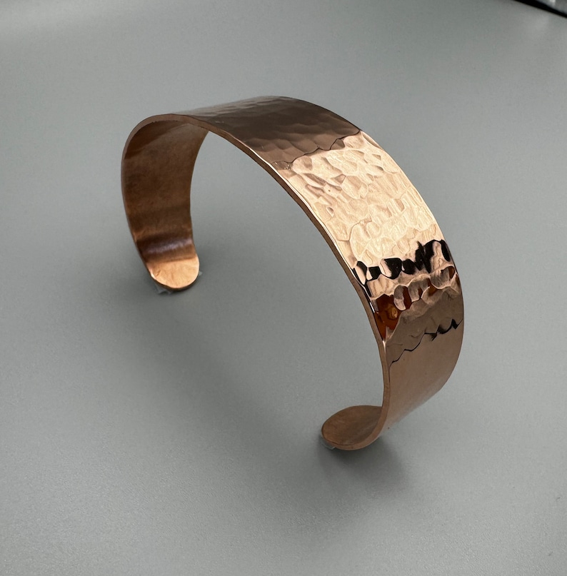 Hammered Copper Cuff Bracelet - Etsy