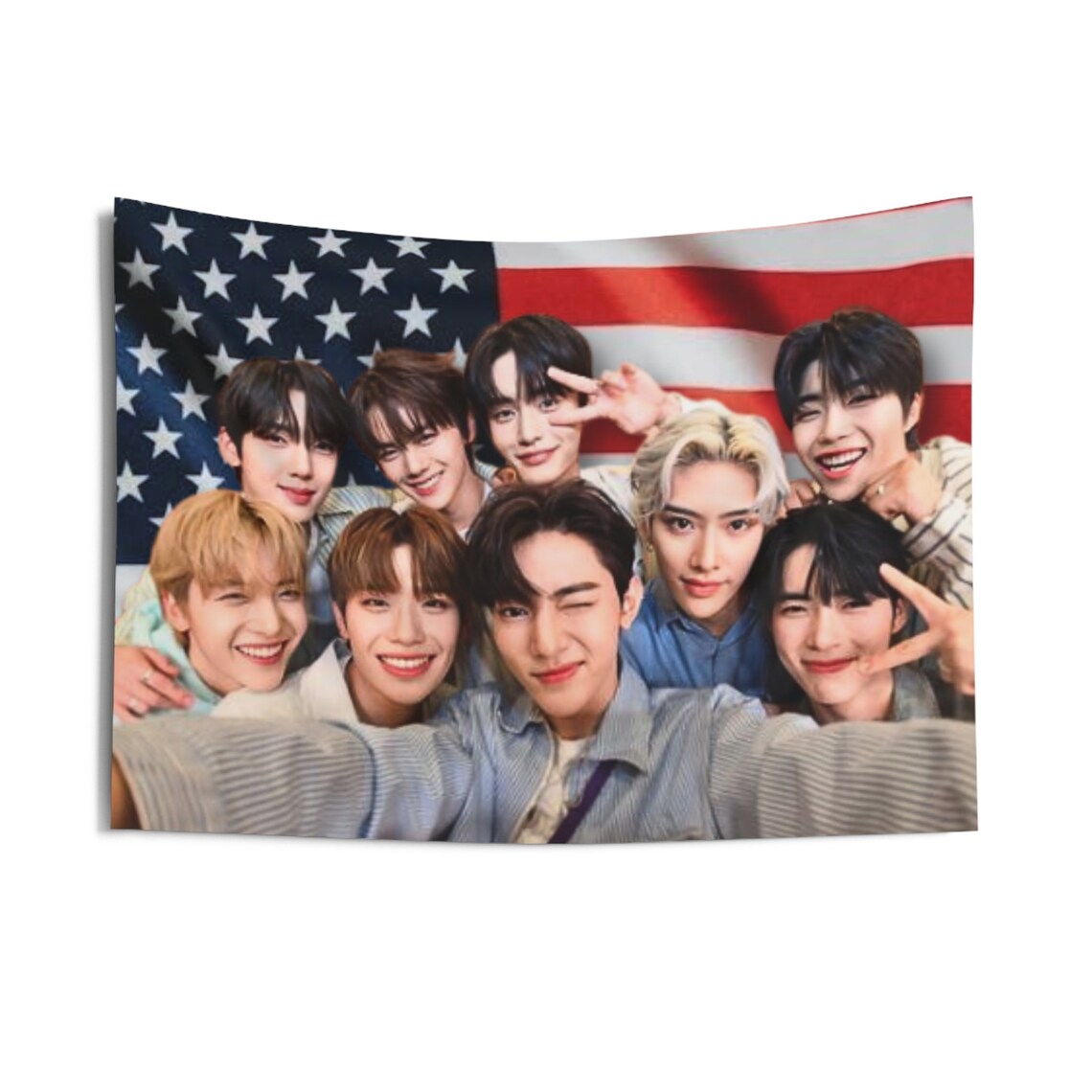 ZEROBASEONE ZB1 ZEROSE USA K-pop Flag Banner Wall Tapestry - Etsy