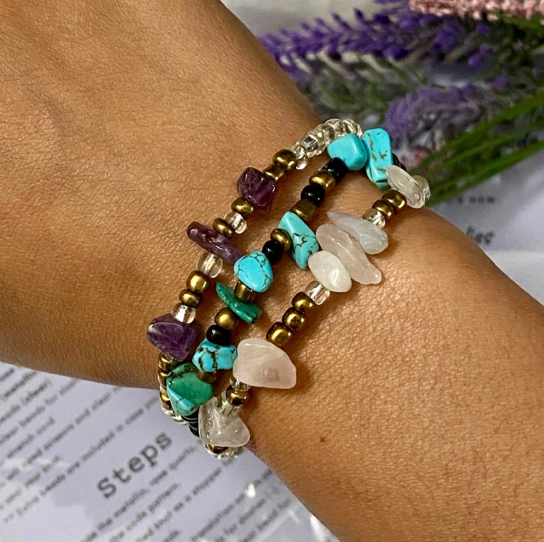 Morse Code Affirmation Bracelet Self Care DIY Kit Make Your - Etsy