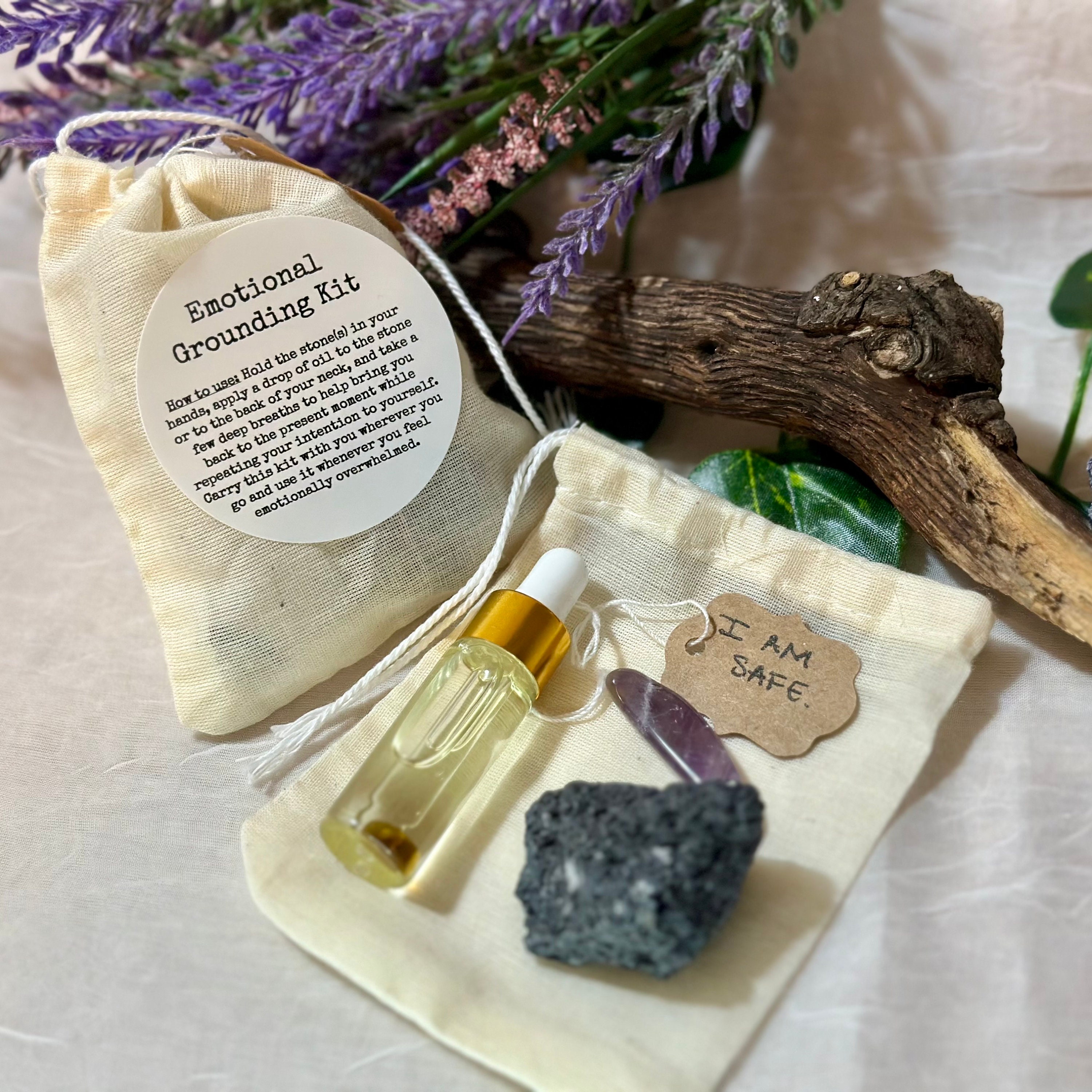 Emotional Grounding Kit, Stress Relief Kit, Essential Oil Blends ...